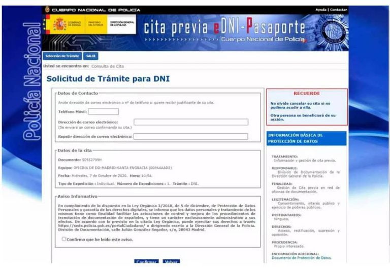 Cita Previa Dni En Madrid - Tu Cita Previa DNI